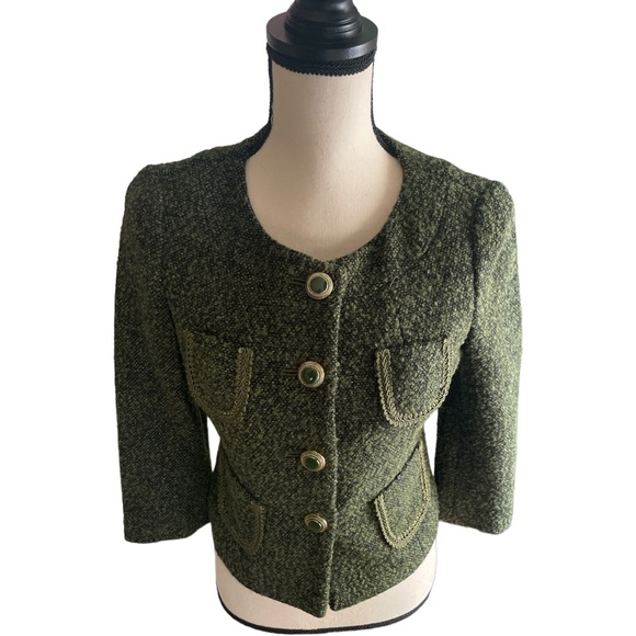 LOFT | Jackets & Coats | Loft Tweed Blazer Size 4p | Poshmark